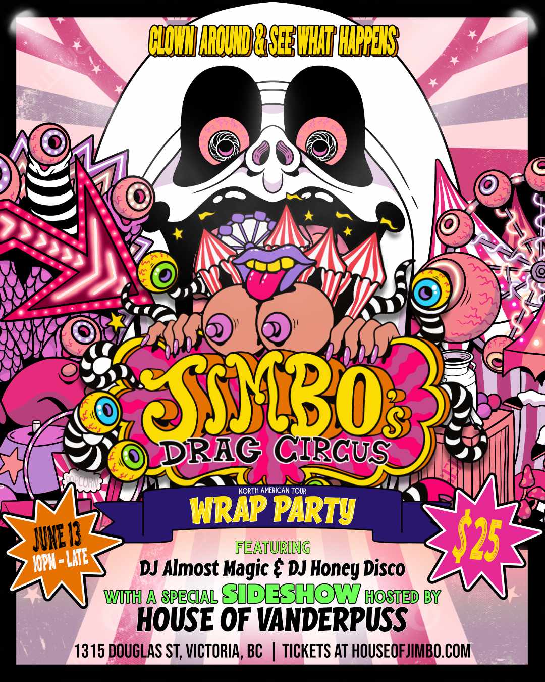 JIMBO’s Drag Circus - North American Wrap Party – House of Jimbo