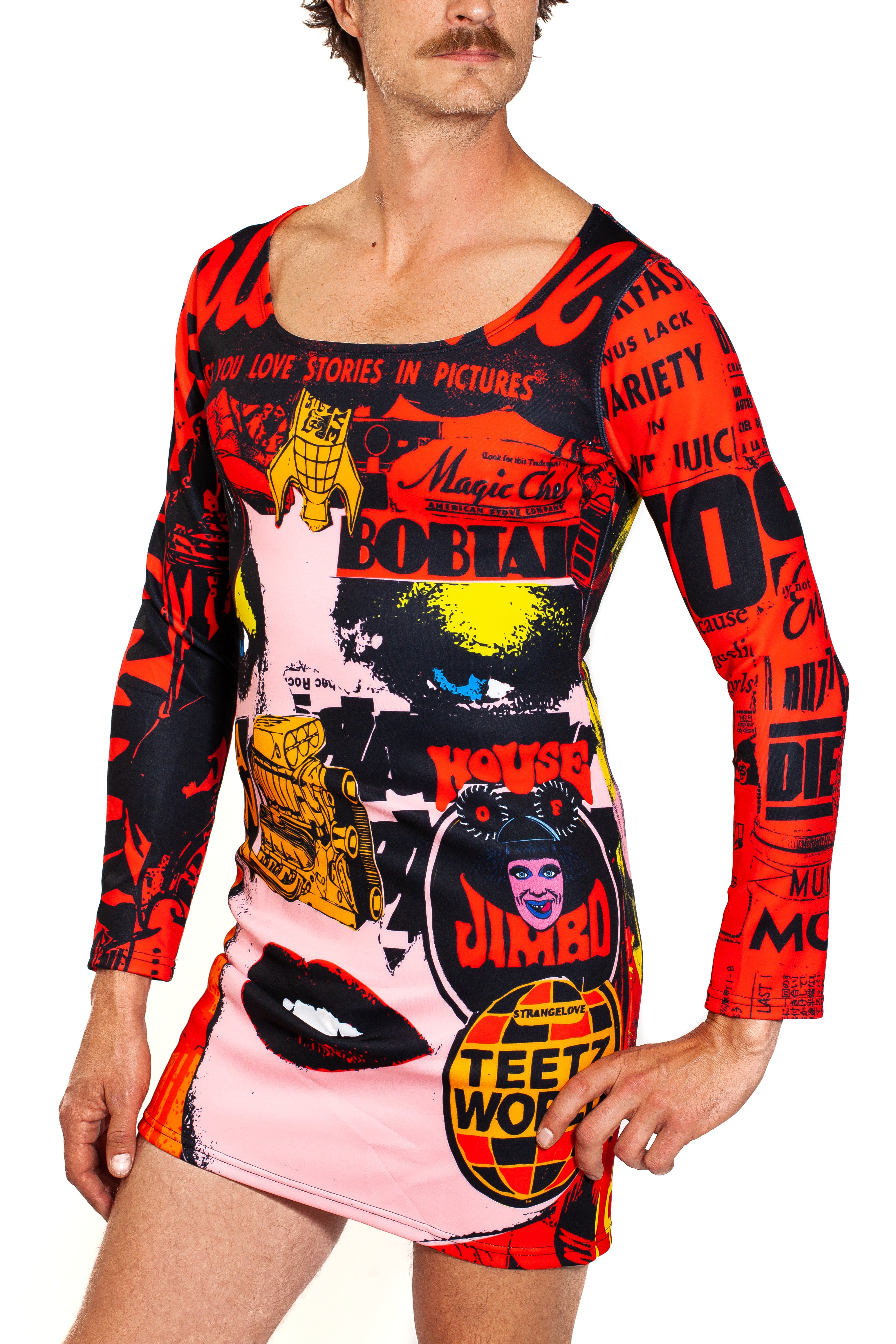 JIMBO x TEETZ WORLD MINI DRESS – House of Jimbo